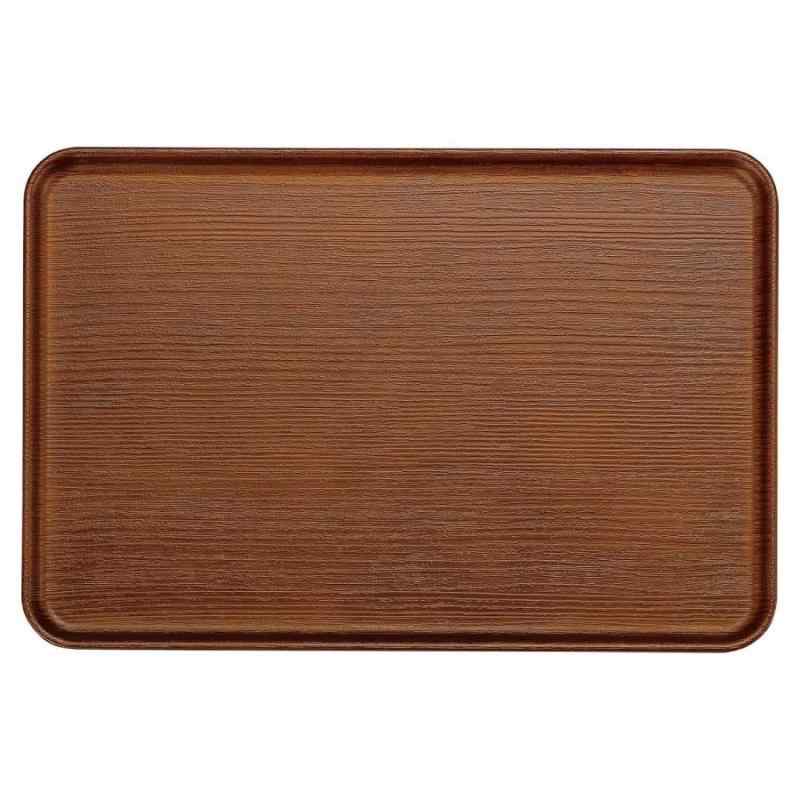 正和 Showa NH home 36cm 長角トレー ブラウン 日本製 軽い 割れにくい 食器 497950824×36×1.3cm日本製