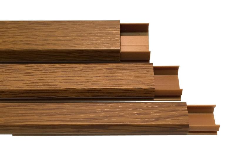 フソー化成 木目モール2号1M テープ付 <オーク> 10本入原産国:日本木目調配線収納用モール固定用両面テープ付内寸:16.5mm×7.8mm長さ:1000mm