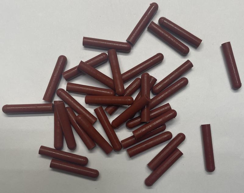 dexierp Protection Force ラウンド キャップ 5/64" 2mm OD x19 mm L (パック 50) パイプ ポスト チューブ エンド カバー用 2-56 UNC 2-64 UNF M2 スクリュー ...