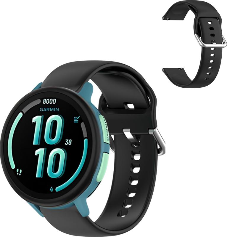 For Garmin Bounce 2 用 ケース カバー 【NOUKAJU】無段階調節可能 通気 メッシュ 通気 軽量、快適、耐久性、防水性 防汗 男女兼用 工具不要 （ブラック）【対応機種】Garmin Bounce 2 用 。ご購入前...