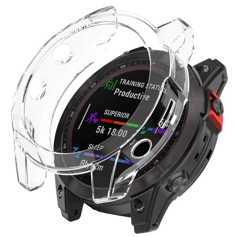 FINON for Garmin fenix 7 用 ケース バンパーケース 軽量 簡易脱着 シンプル 簡易パッケージ (クリア)対応機種：Garmin fenix 7特徴や注意点：画面にカバーやフィルムがないケースなので、タッチ操作がスム...