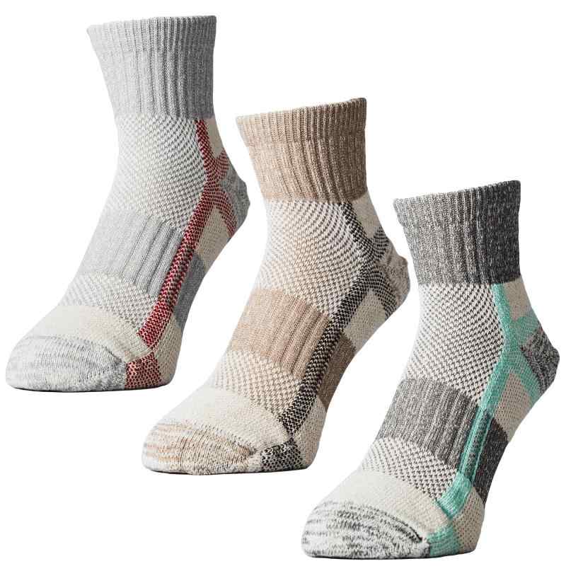 [IMPACT LOCK] AMCA-239 ワークソックス 甲メッシュ 先丸 アンクル 6P メンズ【耐久強度10倍以上】 IMPACT LOCK ワークソックス甲メッシュ 先丸アンクル3P CA-239[機能]・ズレ軽減Wサポート ・吸...