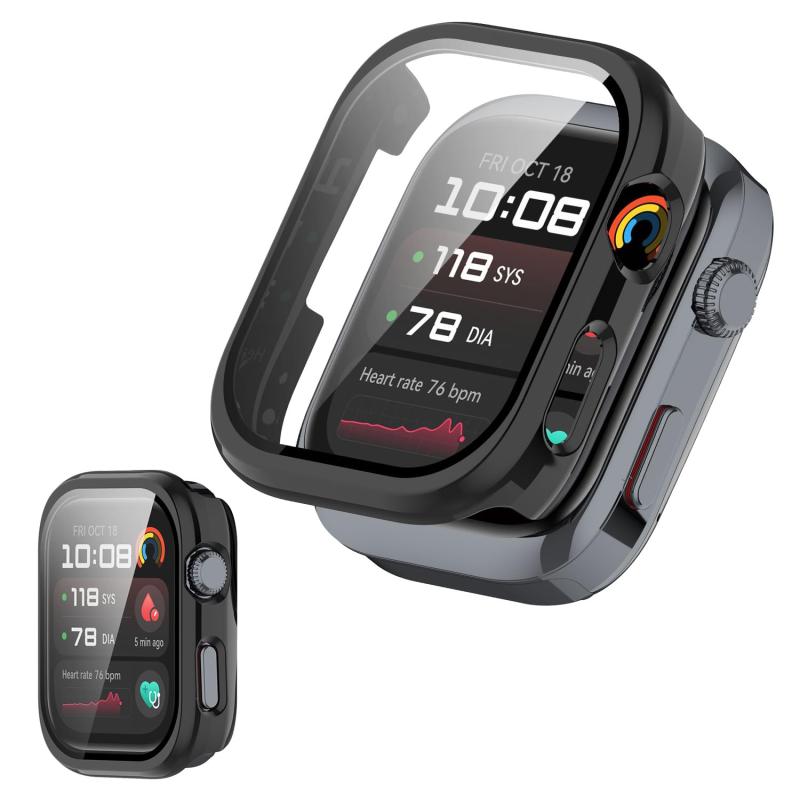 HUAWEI WATCH D2 用 ケース カバー ガラスフイルム一体型ケース 【NOUKAJU】For HUAWEI WATCH D2 スマートウォッチ ケース 保護フィルム 一体 保護ケース PC+強化ガラスフ 保護 カバー 一体型 全...