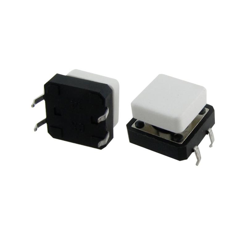 uxcell タク ト スイッチ キャップ ワット モメンタリ触覚 プッシュ ボタン 瞬時接触 12×12mmX 8mm 20枚製品名：タク ト スイッチ;接触タイプ：瞬時接触外形寸法：12×12×8mm（L * W*H）;ボタンのサイズ：...