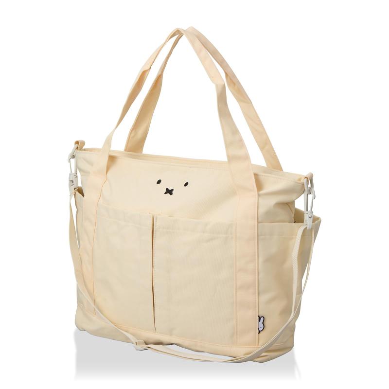 2WAYトートバッグ トートショルダーバッグ ミッフィー 6048タテ36cmxヨコ39cmxマチ16cmポケットの数:5(外側4/内側1)重量:480gショルダーストラップ付き(全長125cm)ショルダー全長:64cm