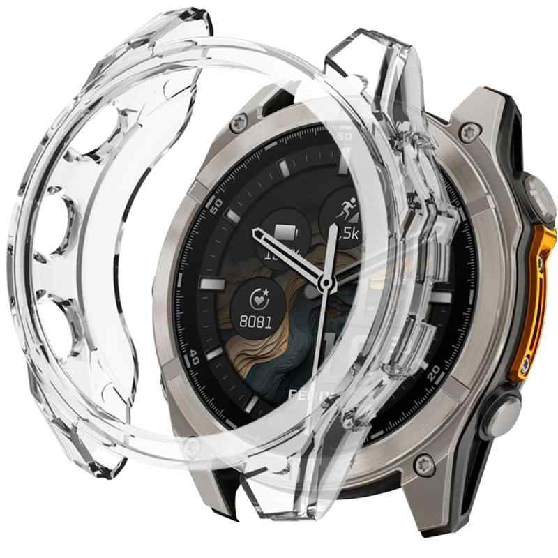 FINON for Garmin fenix 8 51mm 用 ケース バンパーケース 軽量 簡易脱着 シンプル 簡易パッケージ (クリア)対応機種：Garmin fenix 8 51mm特徴や注意点：画面にカバーやフィルムがないケースなの...