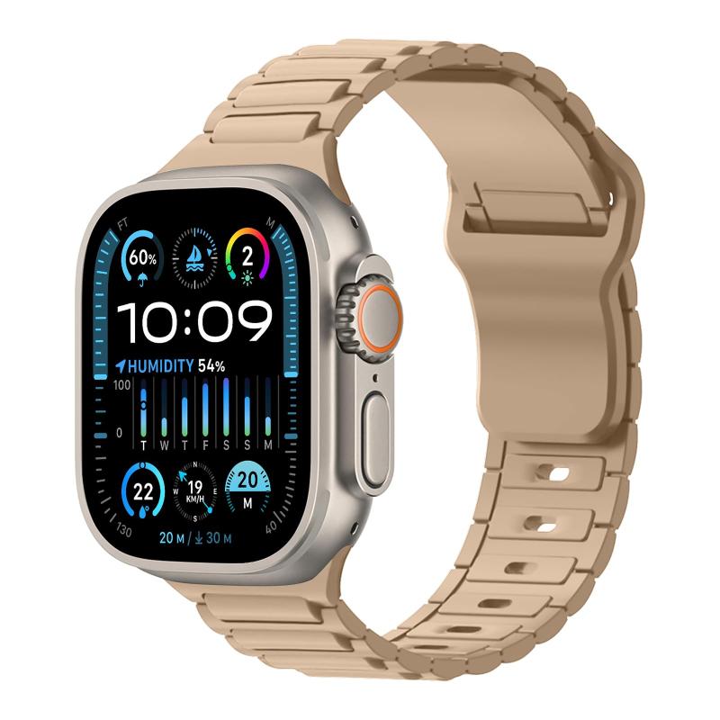 ReHowy Apple Watch バンド 42mm/44mm/45mm/46mm/49mm 対応 交換バンド シリコン製 アップルウォッチ 10 46mm バンド 弾力性 柔らかい 防水 防汗 軽量 iWatch スポーツストラップ コ...