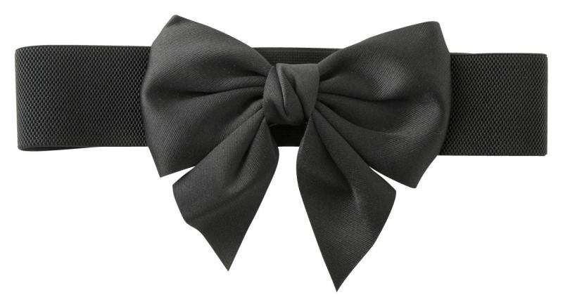 [Uncle Dave's trading inc.] [ベル] リボン ベルト ゴム レディース ウエスト マーク モチーフ パーティー ドレス サッシュ お呼ばれ 結婚式