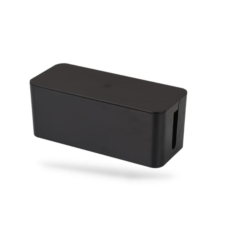 レジプロb ケーブルボックス 配線収納 プラスチック製 インテリア 電源タップ コード 埃 対策【きれいに収納】コードやケーブル、電源タップなどをまとめてきれいに収納できるボックスです。部屋がスッキリ片付くことによって、気持ちも整理されるた...