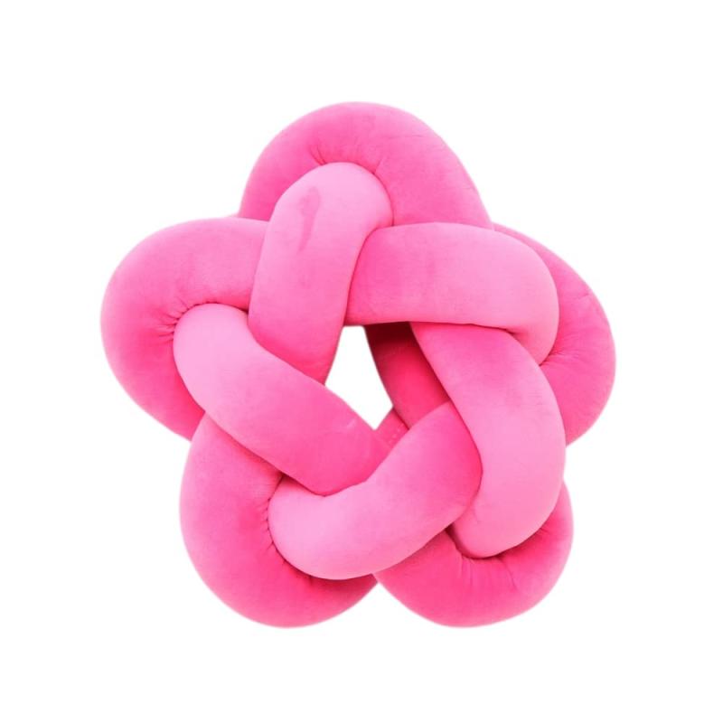 クッション 丸型 星型 クッション かわいい 韓国 ライク SNS映え 直径約28cm インテリア ラウンド型 プレゼント 子供 誕生日 紐 クション 結び丸形クッション可愛くてふわふわした星型クッション。程よい柔らかさで座り心地よく、クッ...