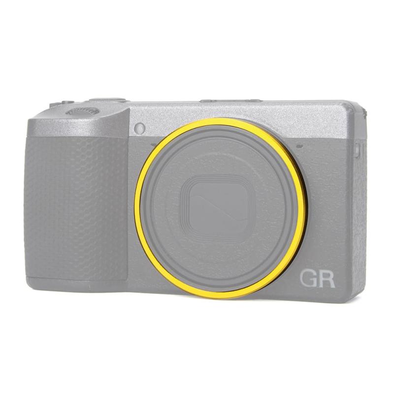 Ricoh GRIV GR4 gr4 専用金属レンズリング カラーデコレーション保護リング リコーRicoh GN-3を交換用 装飾用カメラアクセサリー対応機種：Ricoh GRIVに対応し、交換可能Ricoh GN-3素材：軽量アルミ合金...