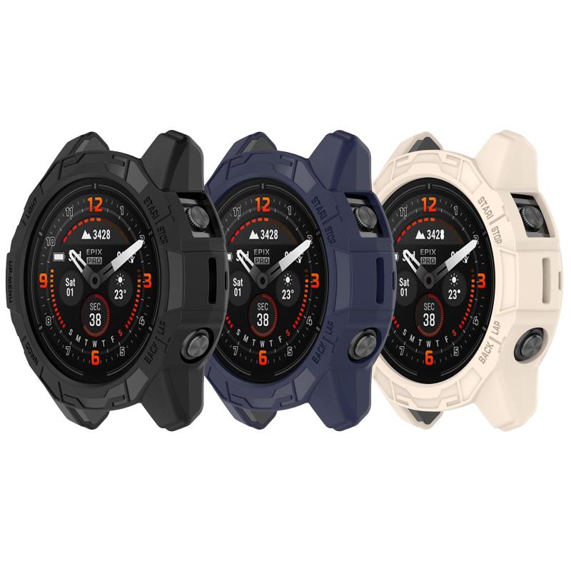 ［RuenTech］対応 Garmin Epix Pro Gen 2 51mm/Fenix 7X/7X Proカバー フルカバーソフトTPU素材 Garmin Epix pro Gen 2 51mmケース 耐衝撃性 取り付け簡単 超薄型 1...