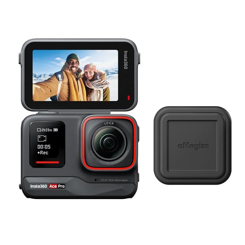 UKATOF Insta360 Ace pro/Ace対応レンズカバー用レンズシリカゲル保護カバー【対応モデル】Insta 360 Ace pro/Aceレンズ専用保護カバー、防水防塵防掻。【全面保護】Insta 360 Ace pro/A...