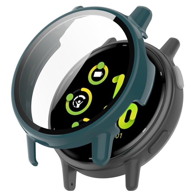 YAODLE For GARMIN vivoactive 5 カバー ガーミン vivoactive 5 ケース PC素材 ガラスフィルム一体型 全面保護 二重構造 防塵 日本旭硝子材 キズ防止 軽量対応機種：本製品は強化版のGARMIN(...