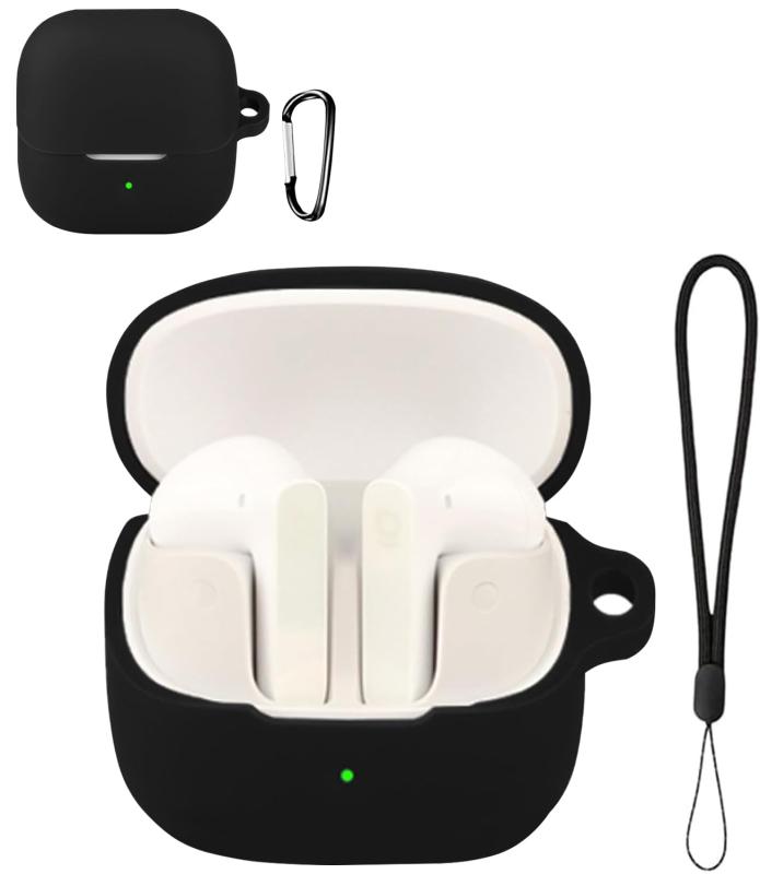 For HUAWEI FreeBuds 6 ケース カバー【JYJIEJIE】ワイヤレス イヤーホン シリコン 保護ケース 旅行 軽量 キズ防止 耐衝撃 防水 防塵 全面保護 充電便利