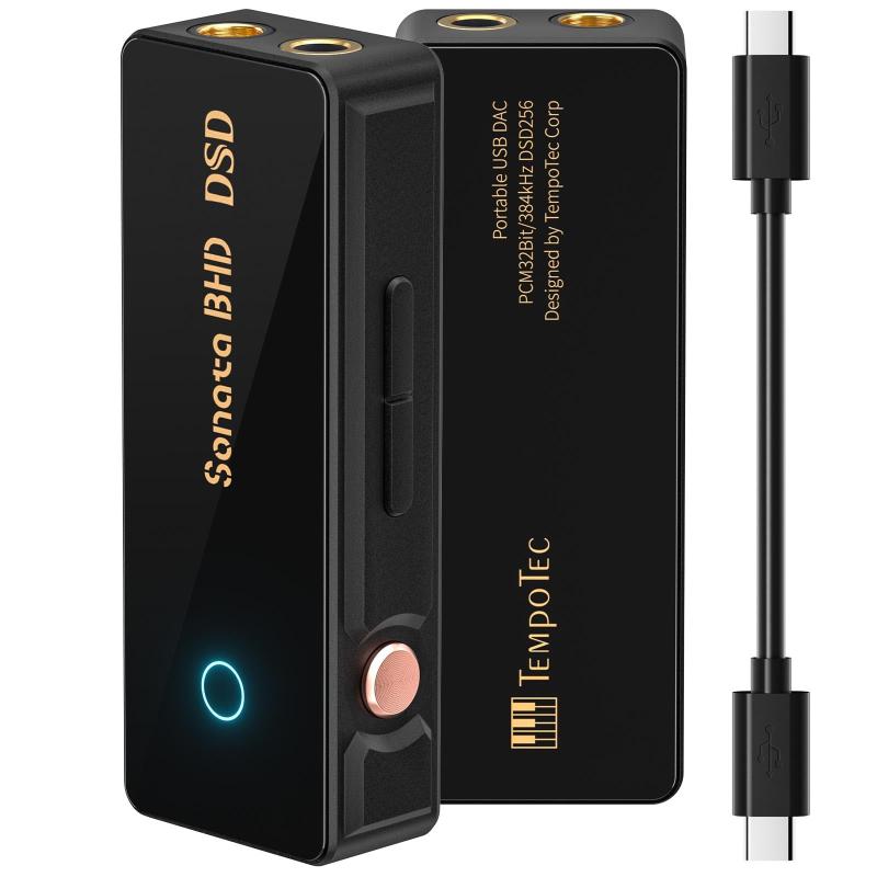 TempoTec Sonata BHD ポータブル USB C ドングル DAC &amp; 3ゲインレベル 4.4mm &amp; 3.5mm DSD256 PCM32Bit/384kHz1. Sonata BHDはtypec USB C...