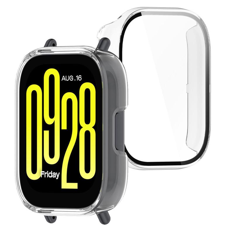 BUITFOU For シャオミ Redmi Watch 5 Lite カバー Redmi Watch 5 Lite ケース 超薄型 PC+ガラス素材 一体型 ファーウェイ xiaomi(シャオミ)Redmi Watch 5 Lite ケー...