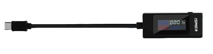 USB電圧 電流チェッカー テスター 電流双方向対応ケーブル付き 電流 電圧 温度 通電時間 容量 インピーダンスなど多機能表示 4-30V/0-6.5A 急速充電対応 電流計【プラグアンドプレイ】挿入するだけで、電子製品の電流、電圧、温度...