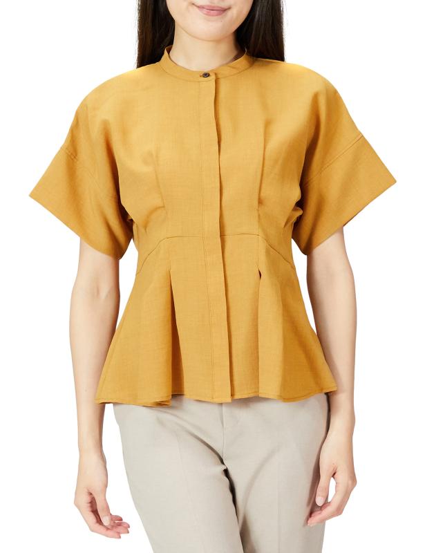 [エヌナチュラルビューティーベーシック*] ドライポプリンブラウスII レディースM：バスト/102CM 着丈/64CM 肩幅/31CM 袖丈/32CMポリエステル 100%お手入：40℃弱い 漂白× アイロン150℃ ドライ弱い タンブル...