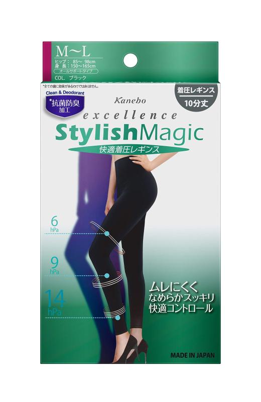 エクセレンススタイリッシュマジックレギンス(快適着圧)ML商品サイズ (幅×奥行×高さ) :180mm x 35mm x 100mm内容量:1枚