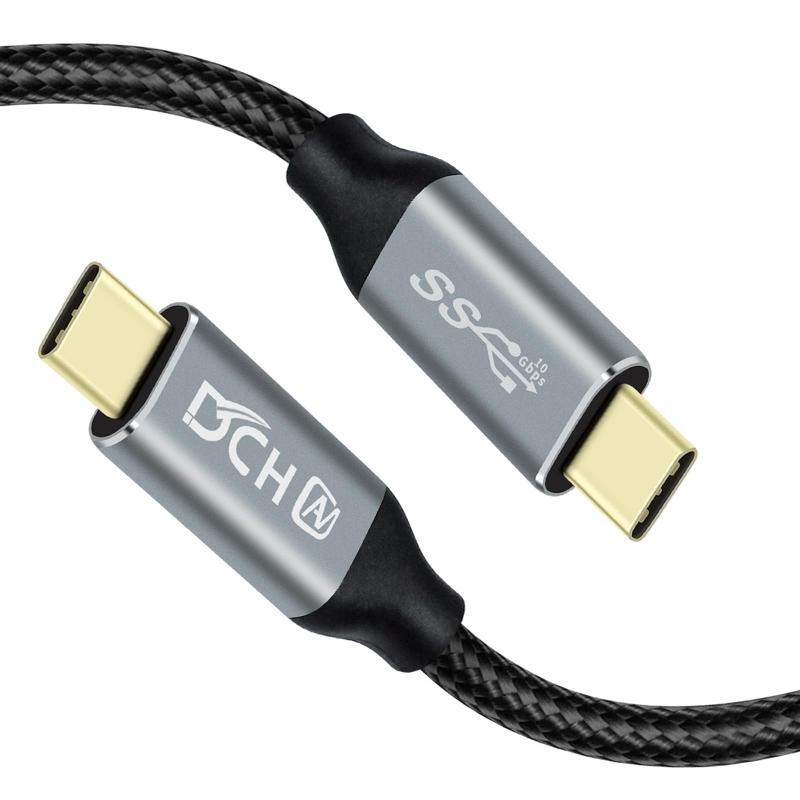 DCHAV USB C to USB C ケーブル PD 100W 20V 5A 超急速充電 4K 60Hz 映像出力 USB Type-C ケーブル Thunderbolt 3 対応 USB3.1 Gen2 10Gbps 高速データ転送 ...