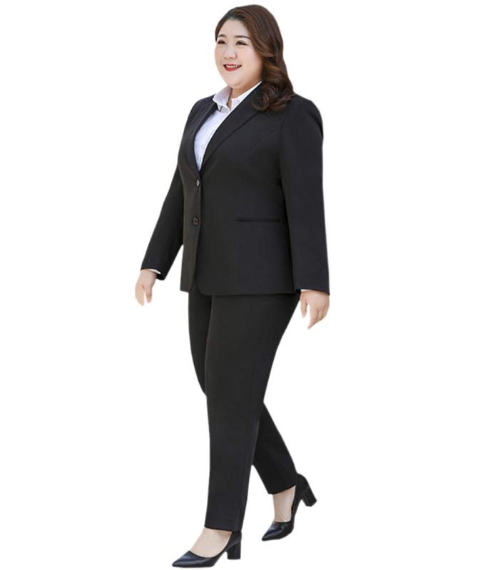 [NOMSOCR] レディース スーツ セット ズボン レジャー ジャケット 大きいサイズ スリム OL オフィススーツ 事務服 洗える 春 夏 秋 パンツ セットアップ 上下 2点セット 通勤 結婚式 面2点セットスーツ：パンツ＋ジャケッ...