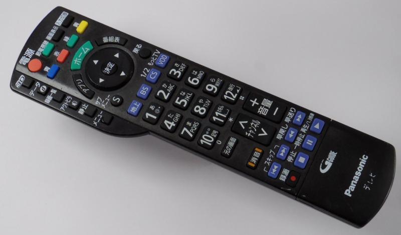 Panasonic 液晶テレビ用リモコン N2QAYB000848