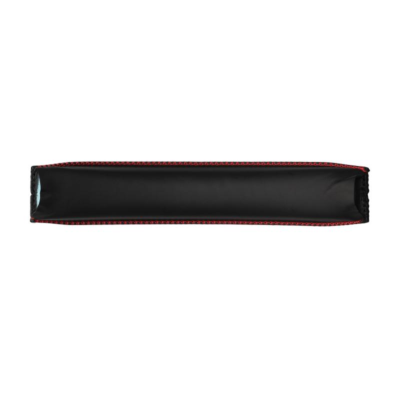 kwmobile ヘッドバンド パッド Kingston HyperX Cloud Alpha対応 - PEレザー製 交換用 クッション イヤフォンエレガントなレザー風: あなたのイヤーフックの交換パッド黒色 は、外側が耐久性のあるフェイク...