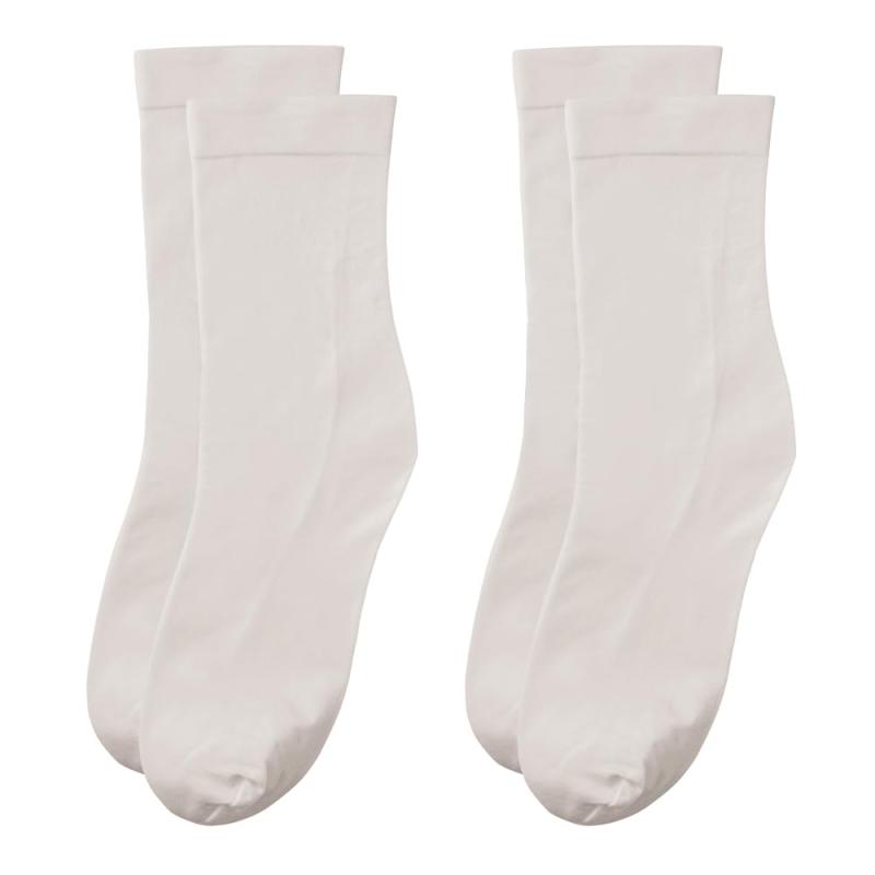 GUNZE(グンゼ) ストッキングのような靴下SABRINA/サブリナ 2足組 ミドルクルー丈レディースハイゲージ編みなので薄くて伸縮性に優れ、透け感のある ストッキングのような靴下。綿混素材なのでムレにくく快適。足首を締め付けない細巾口ゴ...