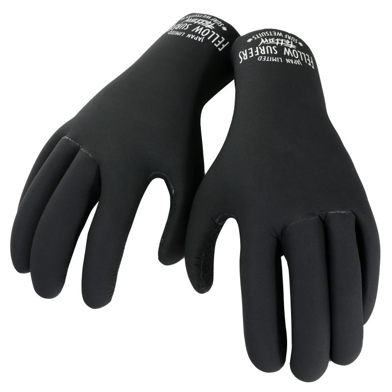 FELLOW サーフグローブ 2mm 保温 起毛 メンズ レディース サーフィン セミドライスーツ ウェット グローブ 日本規格 浸水防止 蓄熱保温FELLOW サーフグローブ スキン ラバー 2mmネオプレーンサイズ：XXS / XS /...