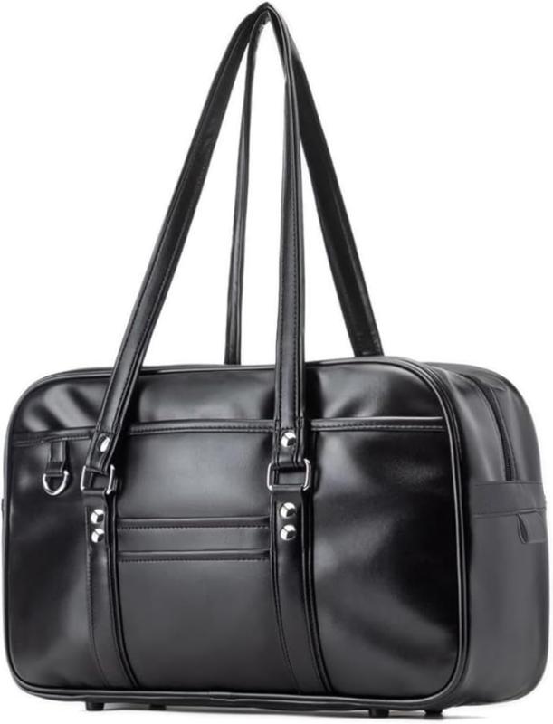 [FTBOL] スクールバッグ 合皮 スクバ 女子 高校生 学生 JK 制服 修学旅行 レディース A4対応 軽量 男女兼用 学生鞄 可愛い【表地】合成皮革；裏地：ポリエステル。【製品デザインの詳細】 (1) 持ち手改良，ショルダーストラッ...