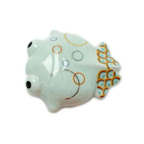 有田陶芸 有田焼 排水口カバー 金魚ちゃん シャボン 抗菌 清潔 おもてなし 日本製ご家庭や来客の多いお店の洗面台やトイレの手洗いの排水口の上に置くだけ雑菌の増殖を抑える酸化チタンと銅のハイブリッド抗菌加工高級感ある有田焼で癒しの空間を演出...