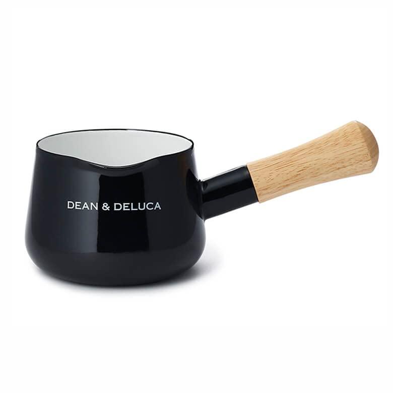 DEAN &amp; DELUCA(ディーンアンドデルーカ) ホーローミルクパン ブラック 鍋 片手 シンプル 23.5×12×10cm 750ml新たに加わったミルクパンは、キャセロールと同じ鍋の仲間としてBLACKで登場料理のちょっとし...