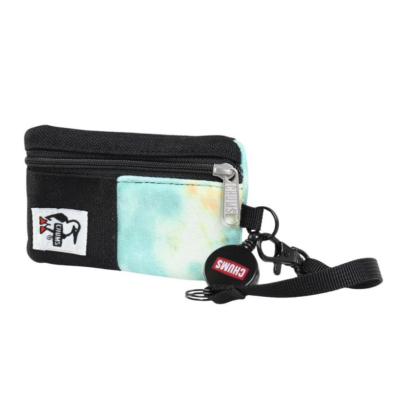 [チャムス] メンズ定期入れ Commuter Pass Case Sweat Nylon BlackBorde Free SizeCHUMS2025年春夏新商品