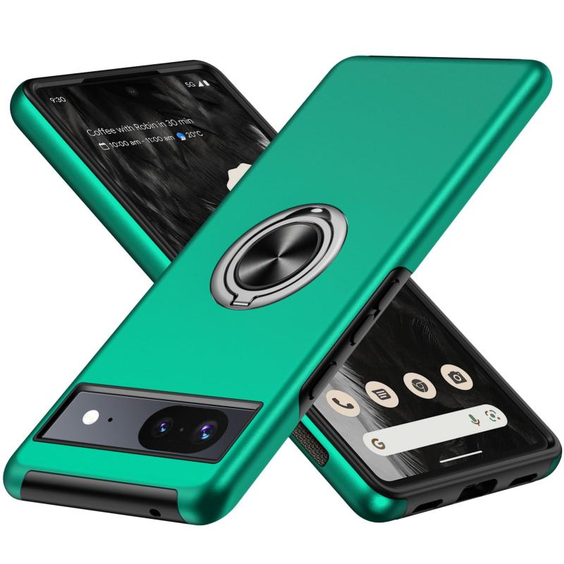 Tgaoleyd Google Pixel 8 用ケース リング付き 耐衝撃 tpu フルプロテクトデザイン スマホカバー スタンド機能 全面保護 擦り傷防止 落下防止 米軍MIL規格 車載ホルダー対応 取り出し易い グーグル 【対応機種】...