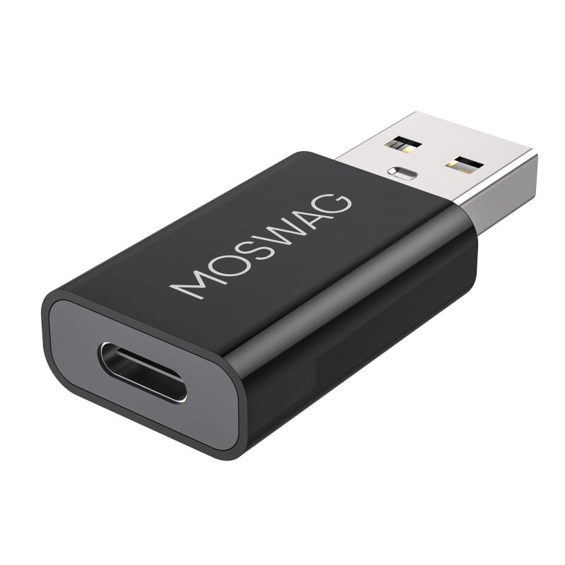 MOSWAG USB C - USBアダプタ USB男性 - USB C女性 Adaoter USB Cアダプタ Apple MagSafe充電器,iMac,MacBook Pro,MacBook,MacBook,Laptops,PC,Co...