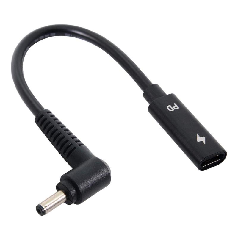JSER タイプ C USB-C メス入力から DC 電源 PD 充電ケーブル、ノートパソコン 18-20V に適合
