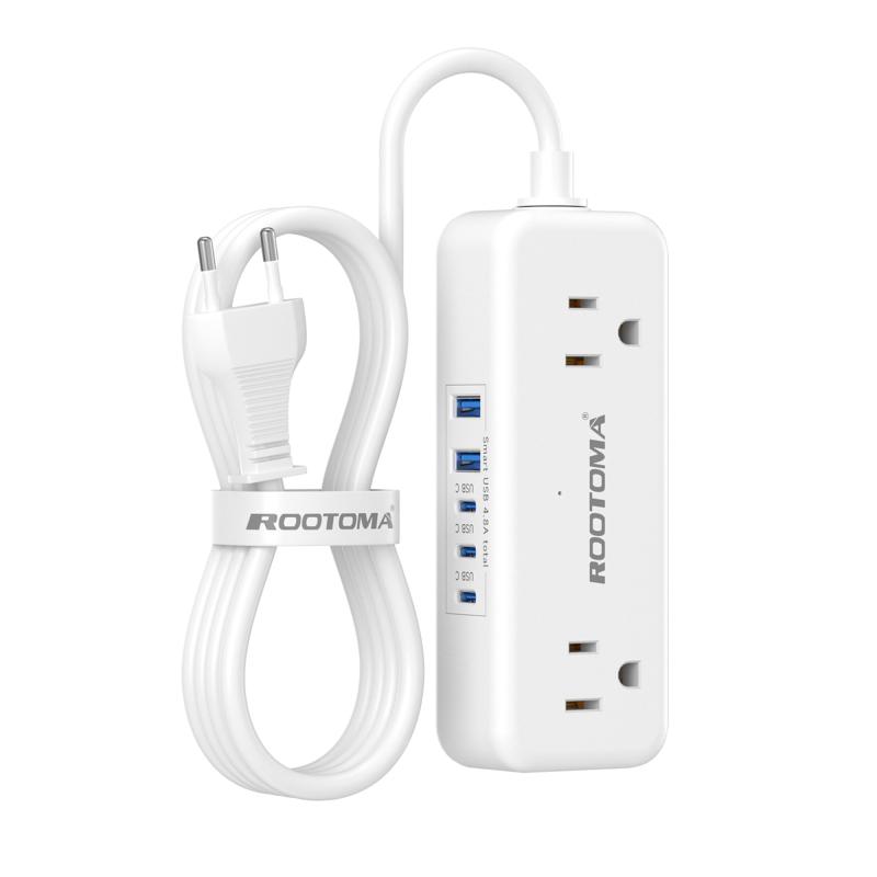 変換プラグ 海外旅行用 変換アダプター 1.5m延長コード 4個AC差込口 USB-A*2 &amp;USB-C*3変換プラグ 海外旅行用 変換アダプター 1.5m延長コード 4個AC差込口 USB-A*2 &amp;USB-C*3