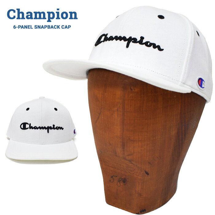 CHAMPION チャンピオン 6-PANEL SNAPBACK CAP 6パネルキャップ 帽子 スナップバックキャップ 日本正規代理店商品 サイズ/ONESIZE(約57-59cm/アジャスターで調節可能) 素材/100% コットン 状態...