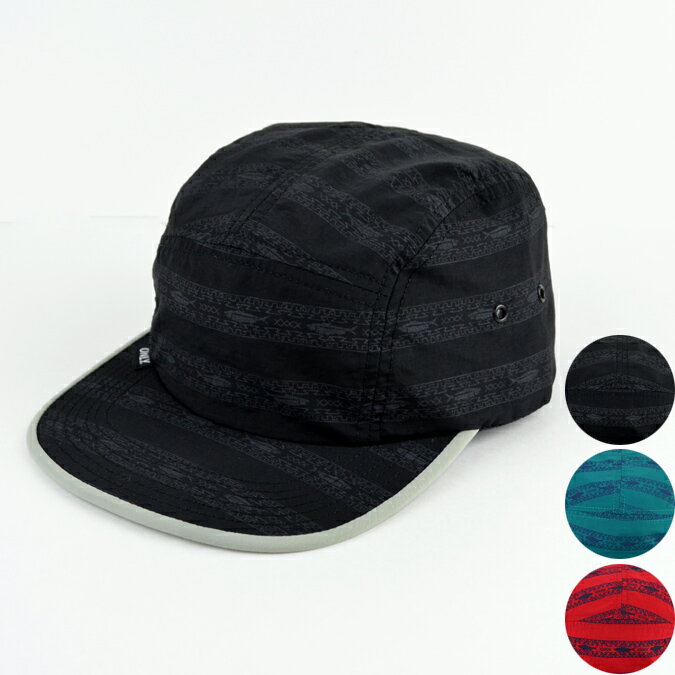 ITEM GUIDE ONLY NY/オンリー ニューヨーク TRIBAL HERRING 5-PANEL HAT トライバルデザインの中に魚のデザイン ライトウェイトのナイロン素材 MADE IN USA サイズ ONESIZE(アジャス...