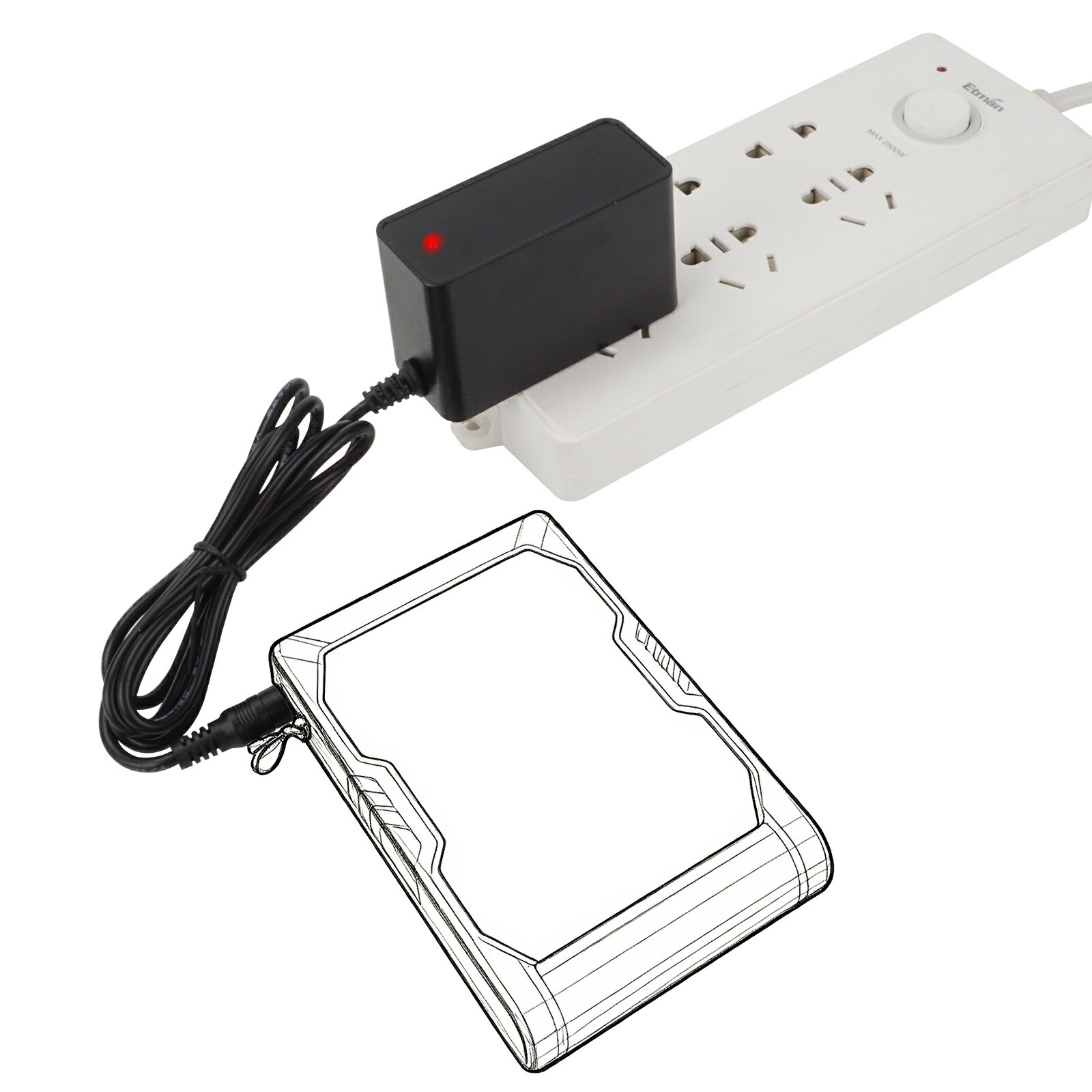 BURTLE バートル エアクラフト AC300 AC360 AC08 バッテリーの充電に対応する21V AC充電アダプターです。【AC380】【AC330】【AC2130】の替代品です。 ・BURTLE バートル バッテリーに対応する専用...