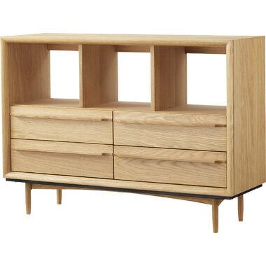 商品情報メーカー東谷仕様サイズ　W100×D34×H72(cm)重量　33.5kg材質　天然木(オーク) 　　　天然木化粧繊維板(オーク) 　　　ウレタン塗装 　　　スチール(粉体塗装)静的耐荷重　10kg/棚, 20kg/天板組立時間　約...