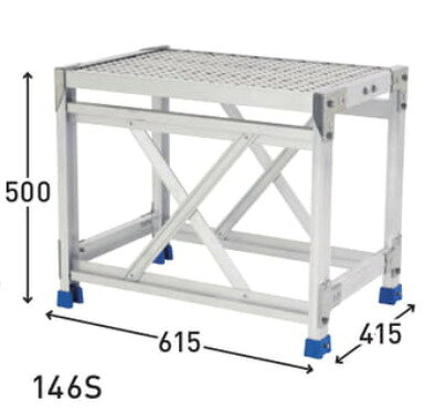 商品情報メーカー名アルインコ型番CSBE-146S商品説明天板正面幅（mm）600天板奥行（mm)400段数　1段質量（kg）6.78特徴ステンレス製金具を採用したことにより、洗浄を必要とする工場での使用に最適です。アルインコ　作業台　 C...