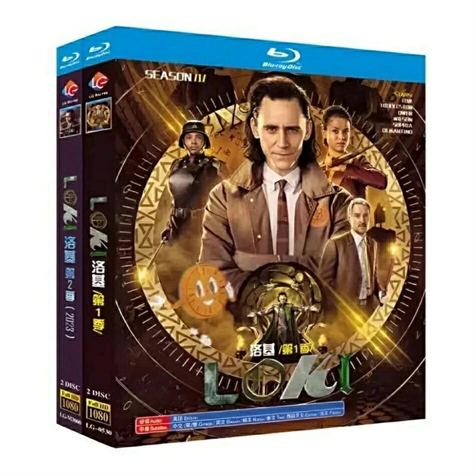 出演 トム・ヒドルストン, オーウェン・ウィルソン, ググ・バサ＝ロー, ソフィア・ディ・マルティーノ 収録内容 Loki / ロキ シーズン1+2 全12話を収録。Blu-ray BOX。完全版。全巻。日本語吹き替え版。 言語・字幕 英語...