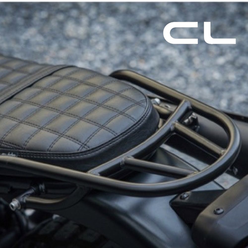 Item Information 商品説明 Diabolus by K-SPEED Motorcycle Luggage Racks V.2 for Honda CL250 & 500 ホンダ CL250/500用のリアキャリアです。付属の...