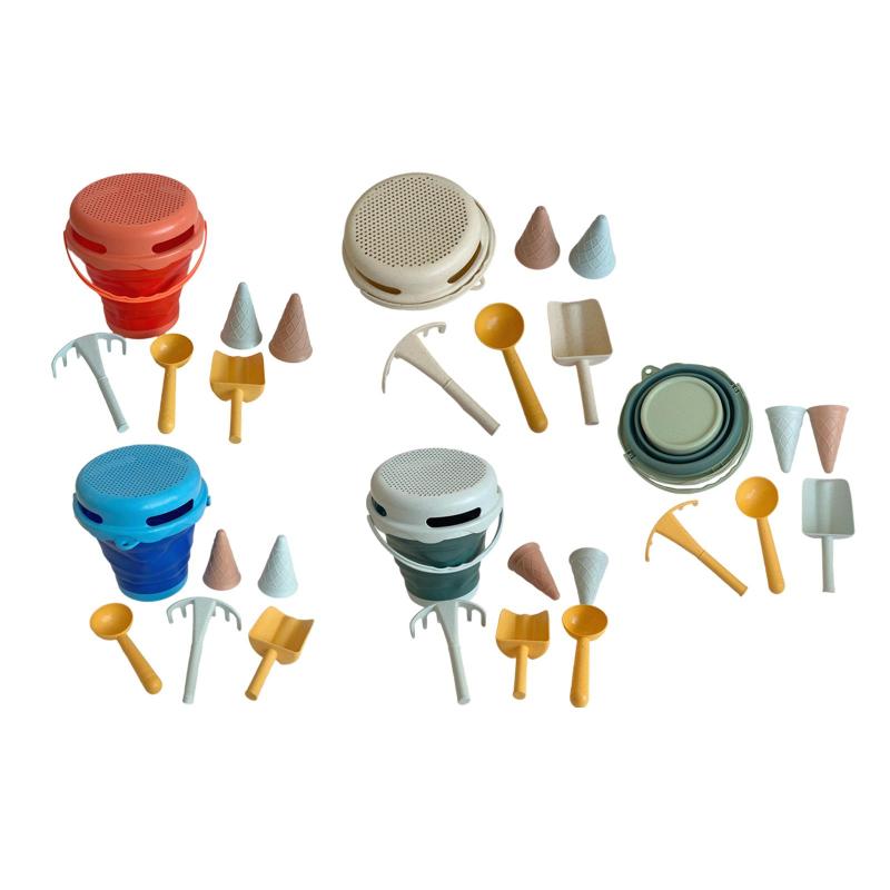 説明: 仕様: 材質：麦わらPP サイズチャート: バケツ：20cmx21cm/7.87インチx8.27インチ、折りたたみ時20cmx8.5cm/7.87インチx3.35インチ 熊手：15cm×10.8cm×4.5cm/5.91インチ×4....