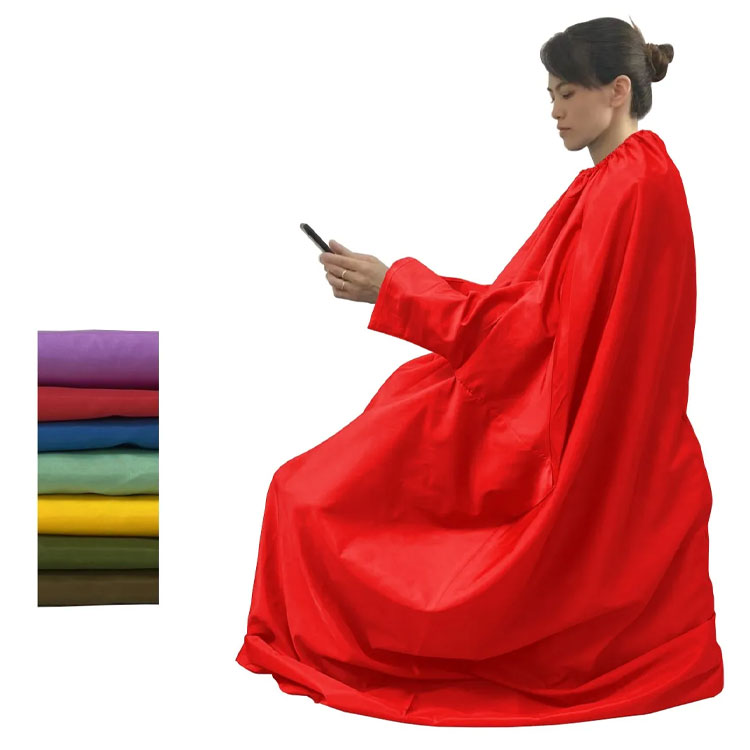 【よもぎ蒸しマント 手が出せる 7color選べる】このよもぎ蒸しマントがあれば、手軽に温活が始められます！リラックスしながらしっかりと体を温め、よもぎ蒸しの効果を最大限に引き出せるアイテムです。【高い保温性＆防水防湿性】特殊素材で作られて...