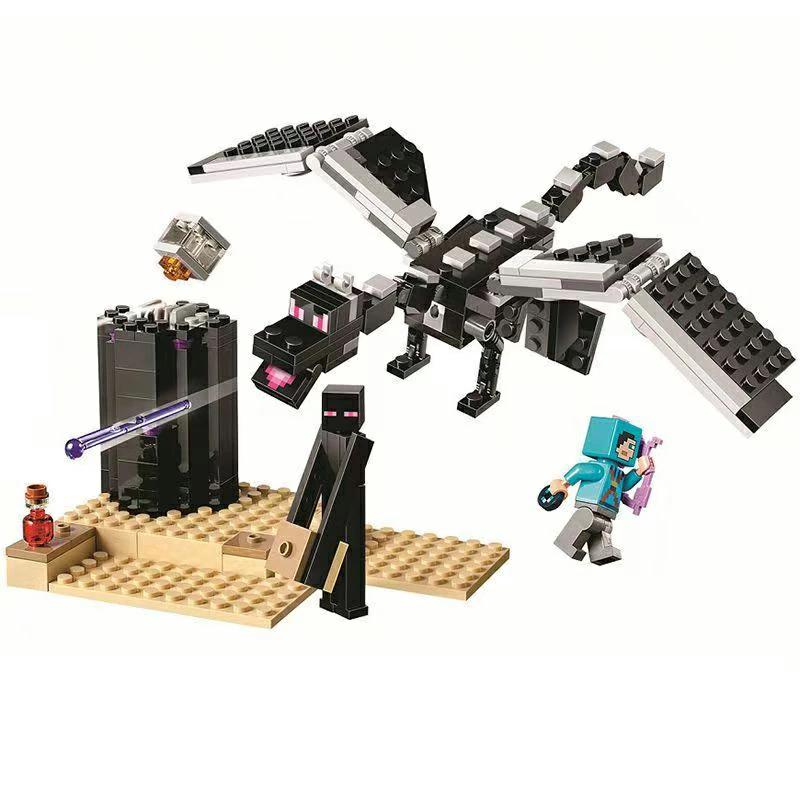 エンダードラゴン 最後の戦い ゲームの中に登場するアイテムからひらめきを得た冒険ごっこが楽しめます。楽しさを贈るギフト ? ゲームのスキルをブロック遊びに生かして、ごっこ遊びやディスプレイを楽しめます。(対象年齢:8才以上)マインクラフトの...