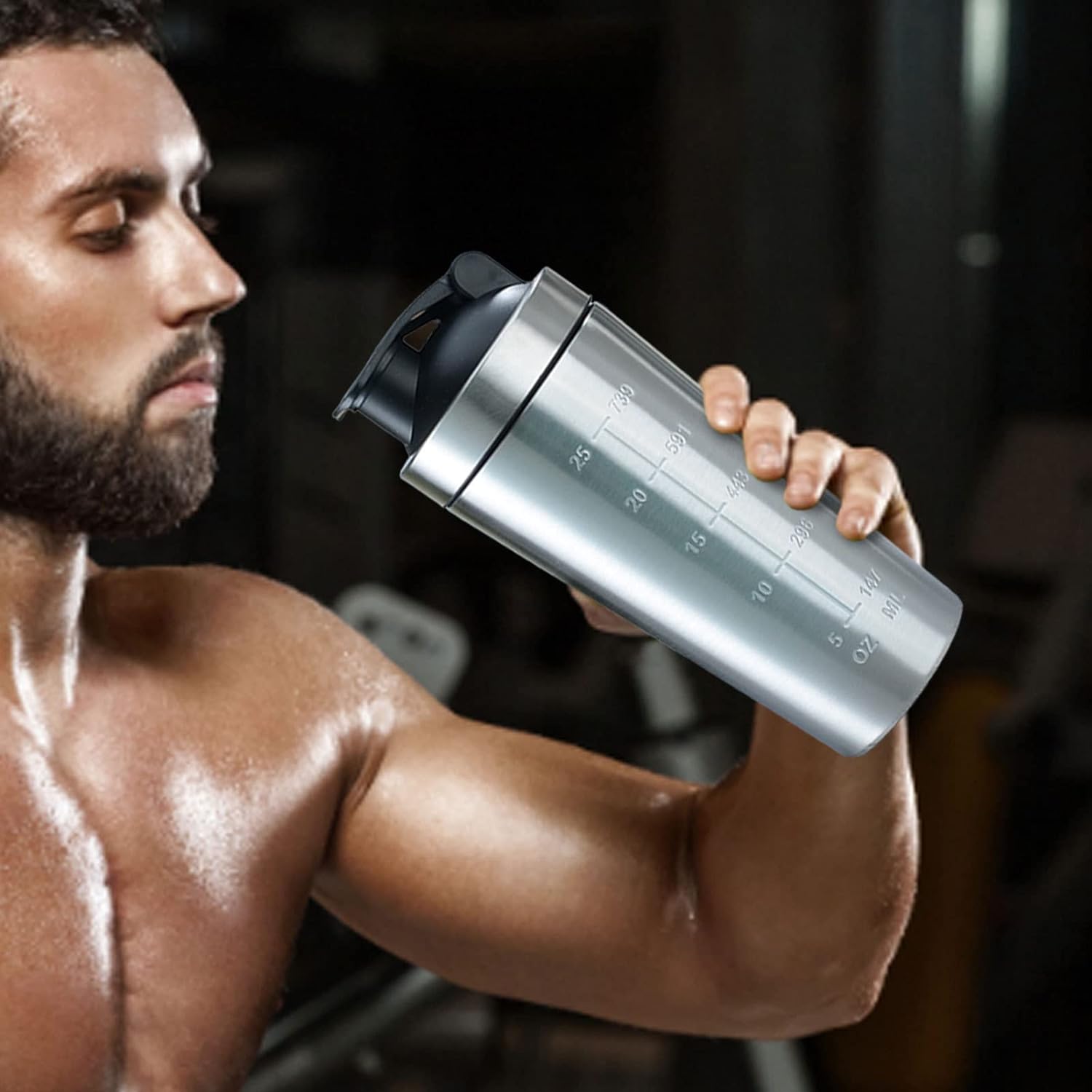 容量 500 ml, 750mlサイズ：500ml：7.2*20.5cm750ml：7.2*23.0cm【ステンレス素材】金属ボディ：ステンレス鋼の金属ボディ、防汚マット面、優れた質感で使いやすくなっています。 （金属の熱伝導率のため、飲料...