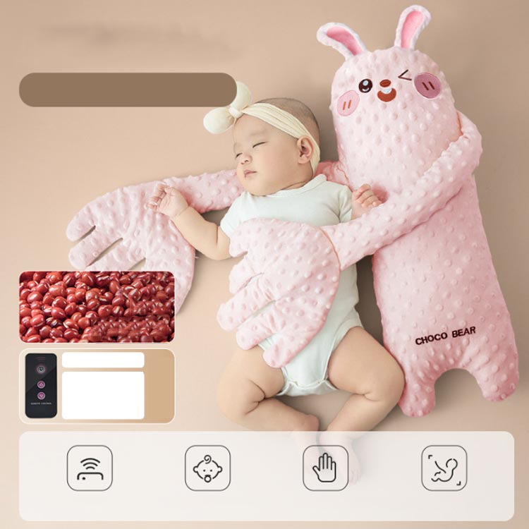 【睡眠の改善】電動タッピングによる心地よい感触を体験し、速度と強度を簡単に制御し、幼児の安らかな睡眠のために設定をリモートで調整します。【ゆりかごの安全性】母親のタッチを模倣した手のひらで撫でるように設計された、幼児を両腕で抱きしめる快適な...